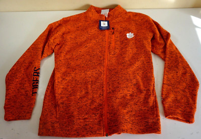 CLEMSON UNIVERSITY NCAA MEN'S FULL ZIP JACKET LARGE ORANGE BY CHAMPION ...