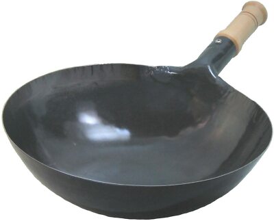 Yamada Teppuchi Uchigi Pattern Chinese One-Handed Pan 33cm Japan New | eBay