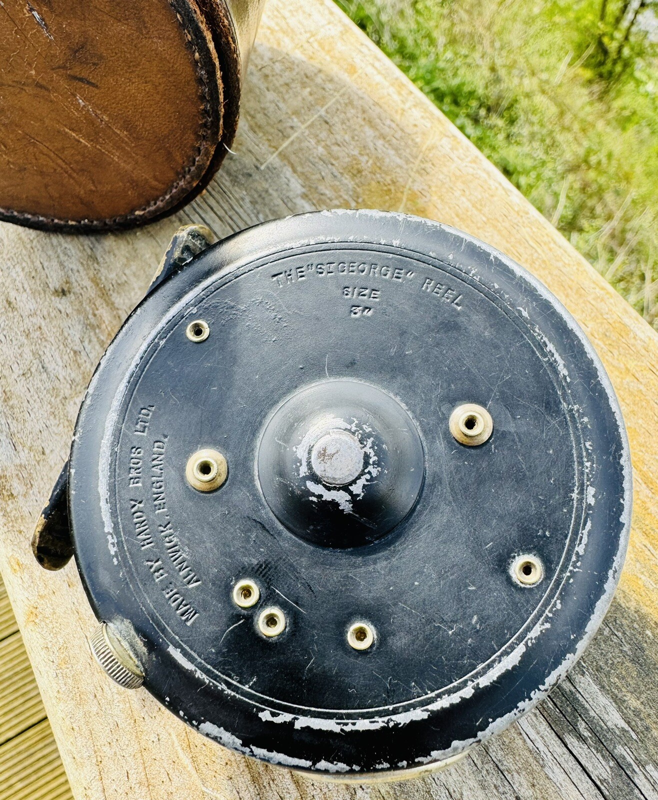 Rare Vintage Hardy 3 inch The St George Fly Reel with Agate line Guide ...
