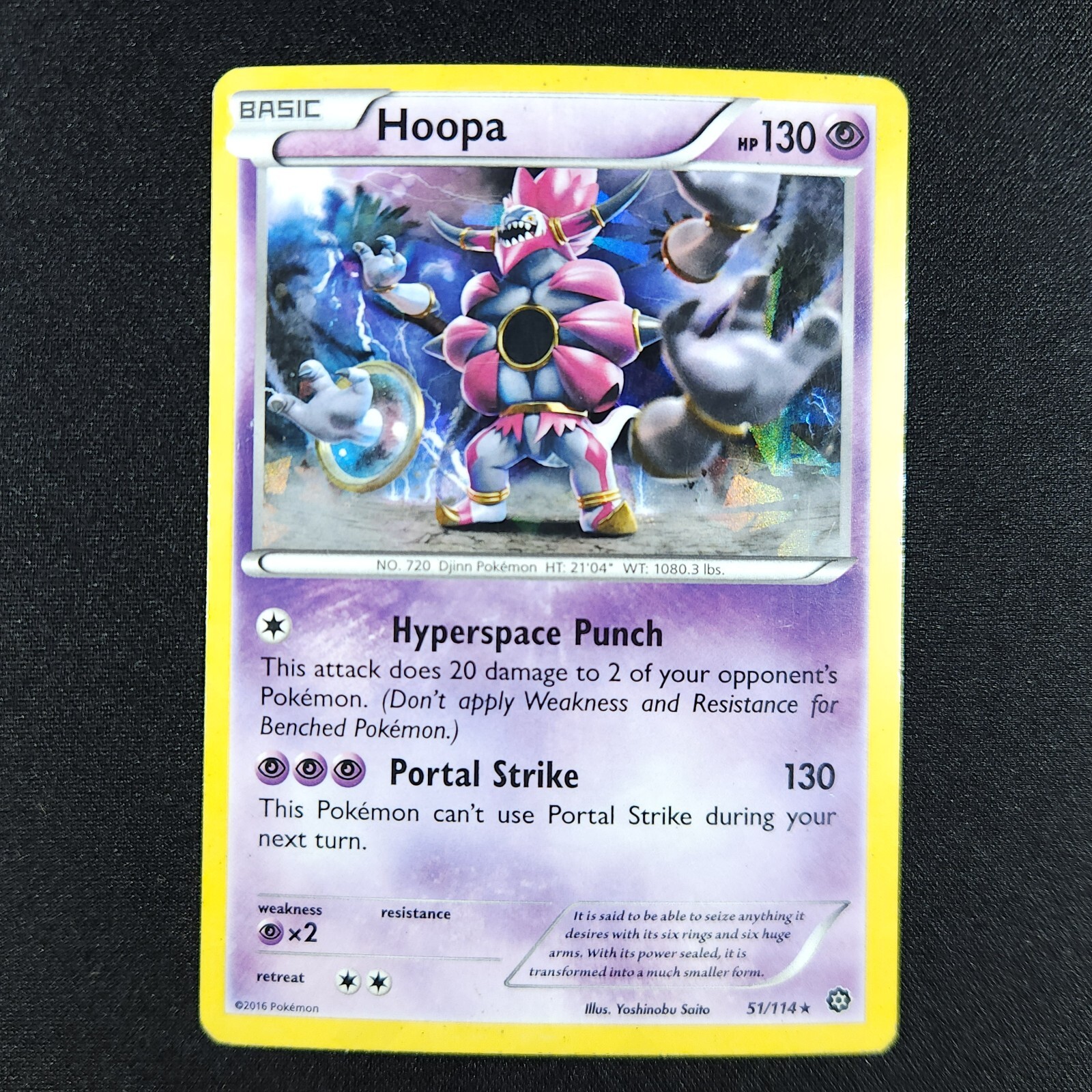 Hoopa 51/114 Holo - Steam Siege - Pokemon Card | eBay