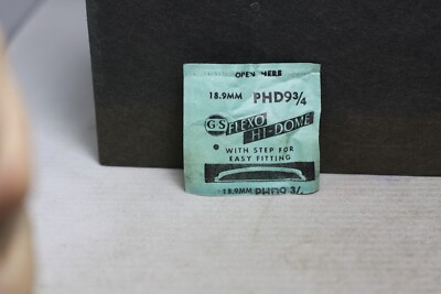 G-S Acrylic Super Quality Flexo Hi-Dome Watch Crystal PHD 9 3/4 18.9mm ...