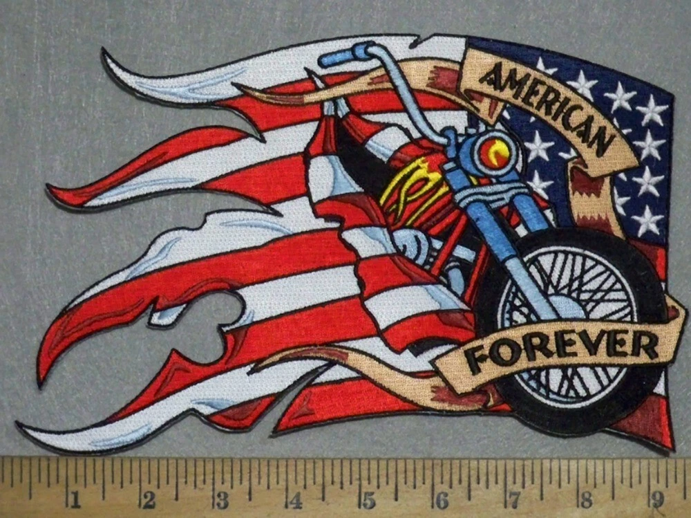 Military Motorcycle Back Patches