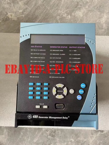GE Multilin SR489 SR489-P5-LO-A20-E Generator Management Relay Via ...
