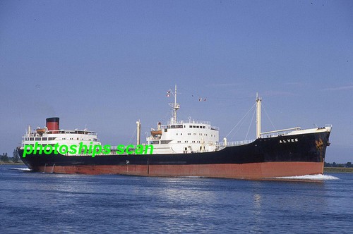1 slide of Panama-flag Soc Nav Paneuropa tanker ALVEE (x-FERNSTAR , 55 ...