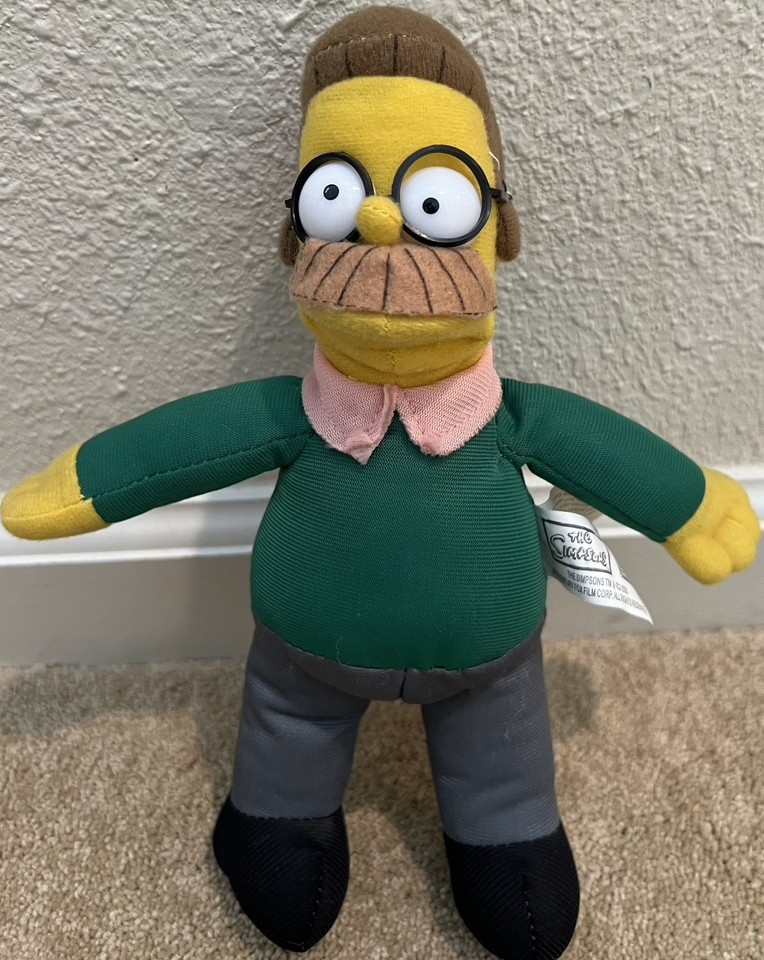 The Simpsons Ned Flanders Plush Toy Doll 10” 2007 United Labels | eBay