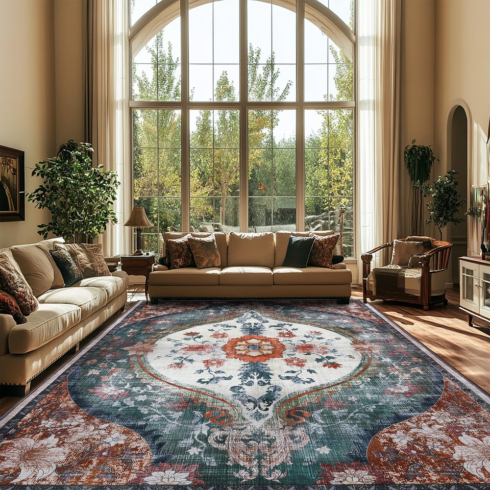 ruggables washable rugs clearance living room rugs boho 8x10 ...