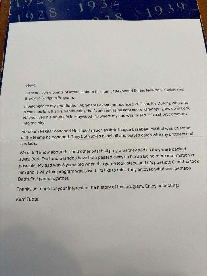 (2) 1947 World Series Programs Brooklyn Vs New York. Jackie Robinson | eBay