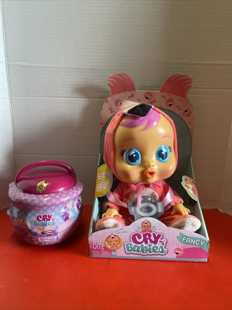 🚛Fast Shipping! {NEW} Cry Babies Fancy Flamingo Doll Pacifier Real ...