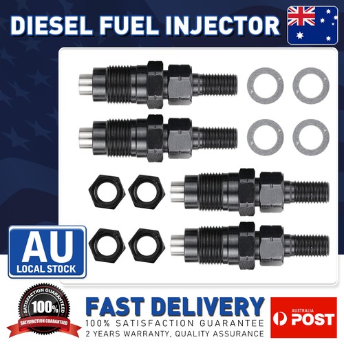 DIESEL FUEL INJECTOR SET FOR NISSAN NAVARA TD27 D21 2.7 LITRE. 2 YR ...