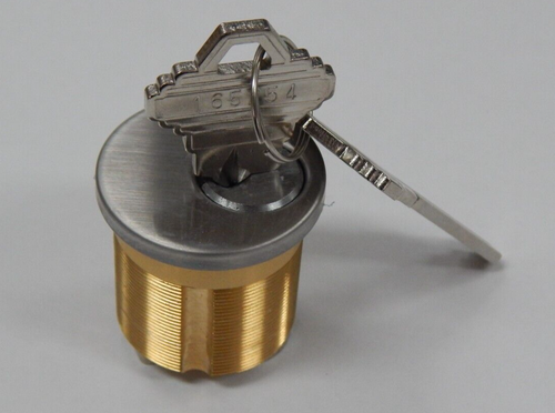 Cal Royal Mortise Cylinder 1 1/4 32D Standard Cam 6 Pin, 2 Keys | eBay
