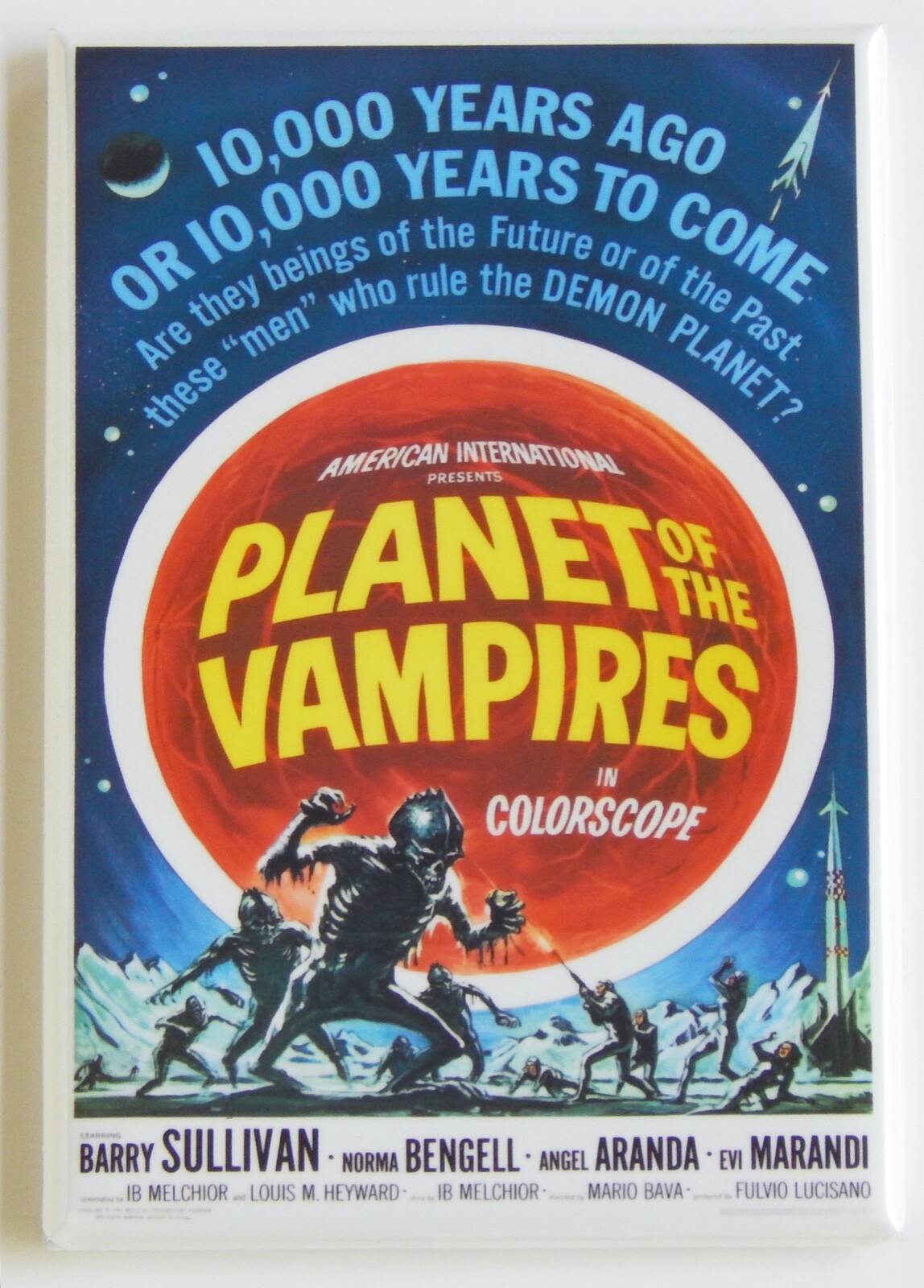 Planet of the Vampires FRIDGE MAGNET movie poster | eBay