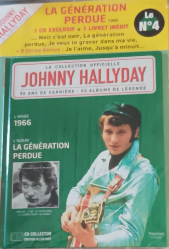 Johnny Hallyday-Collection officielle, Cd +Livret - Generation perdue ...