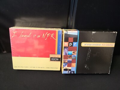NPR ALL SONGS CONSIDERED 4 CD - BOX SET + I Heard it on NPR Box Set New ...