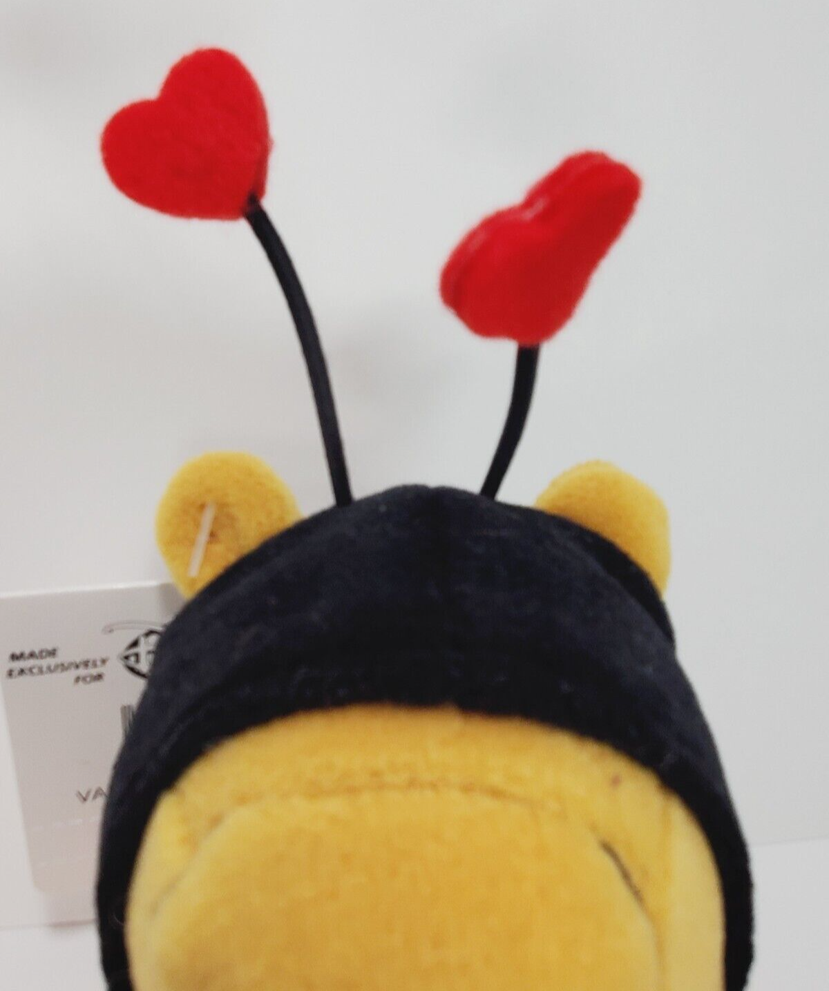 NEW Disney Winnie The Pooh VAL POOH BEAN BAG 8" LOVE BEE Plush Stuffed ...