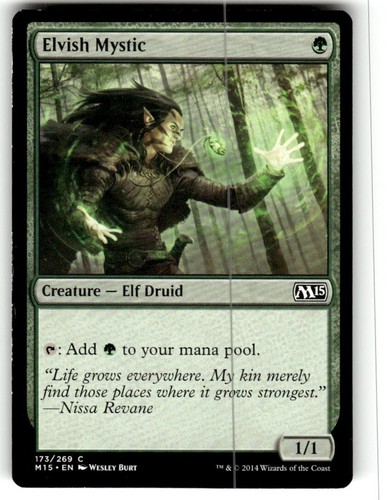 Elvish Mystic Core Set 2015 (M15) Regular MTG | eBay