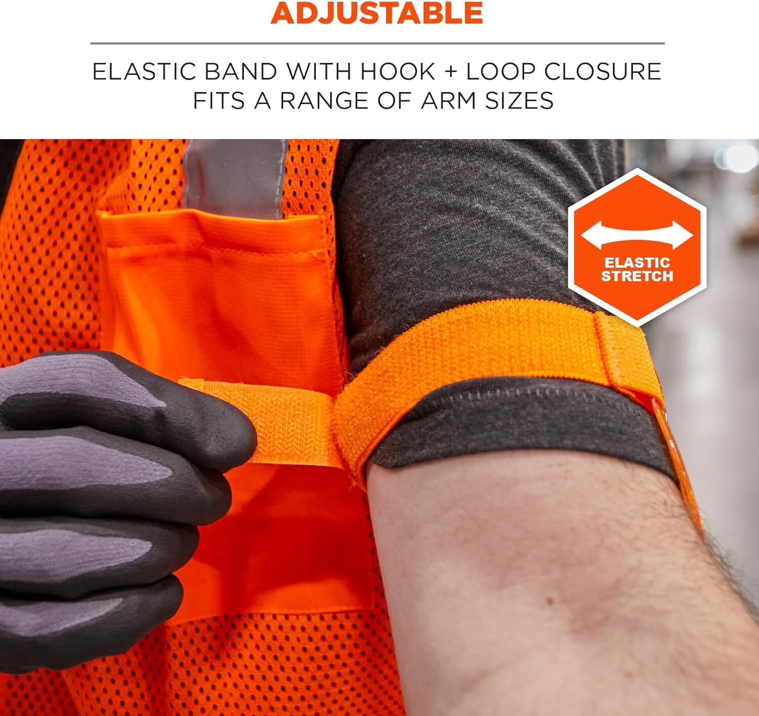 Ergodyne - 19951 Squids 3386hv High Visibility Arm Band Id/badge Holder ...