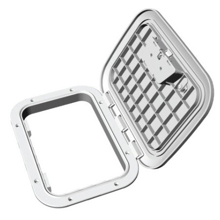 Marine instruments Plastic hatch 290x290mm with lock | eBay