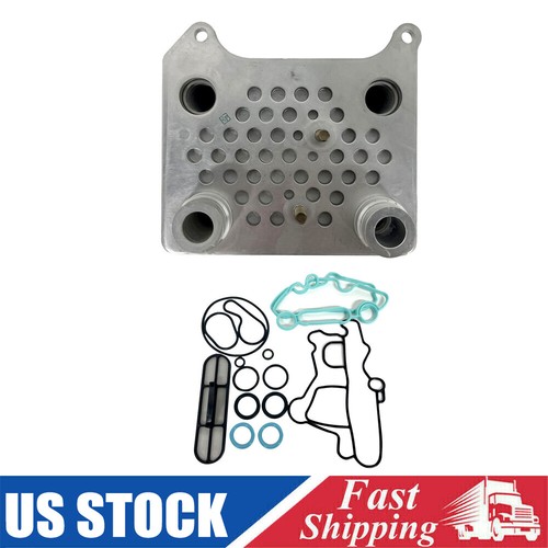 3C3Z-6A642-BB Engine Oil Cooler Kit For Ford Diesel 6.0L V8 F350 F450 ...