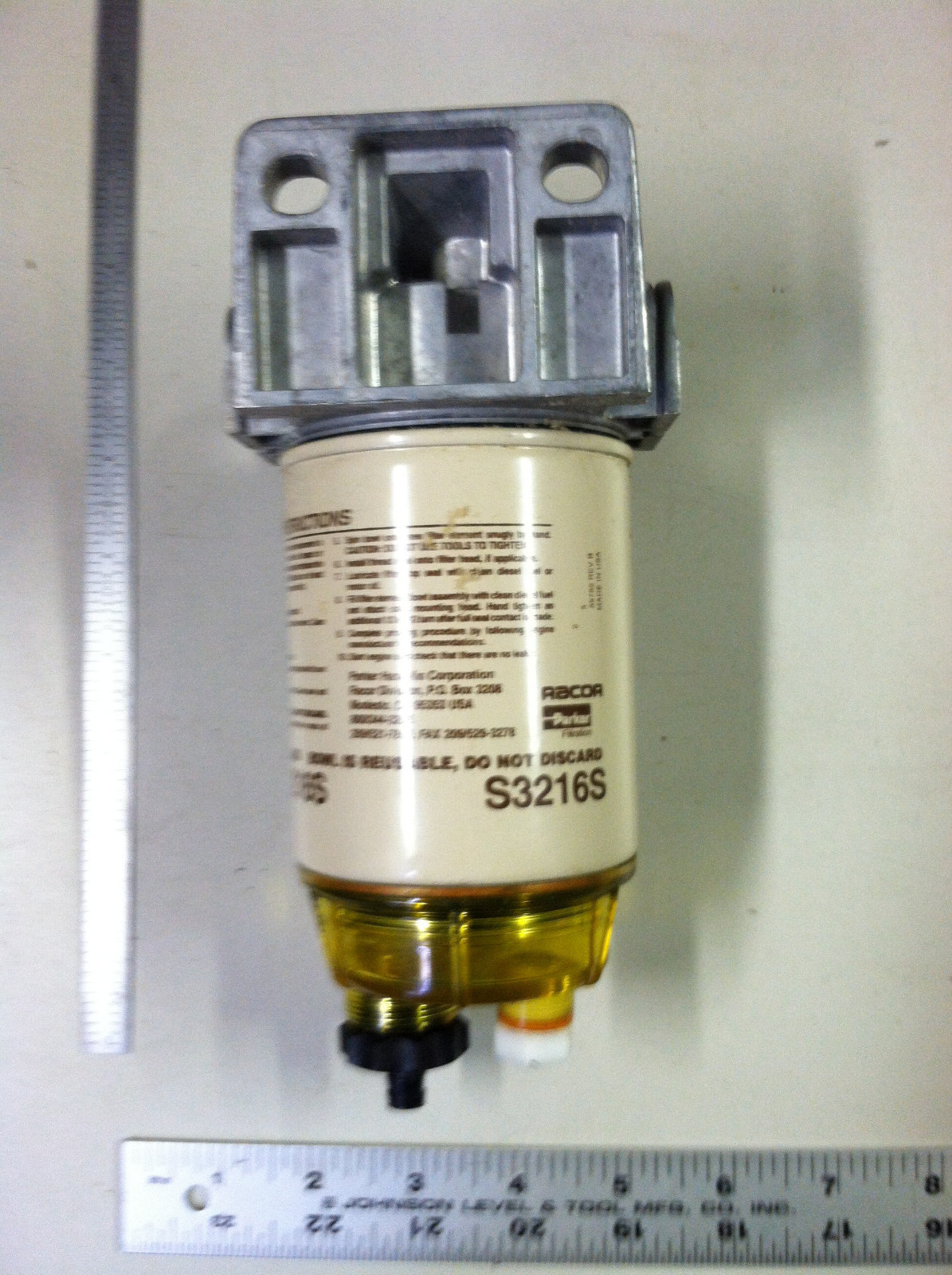 Parker Hannafin Racor Filter Assembly 130R T-16S / 5-45-4997 4330-01 ...