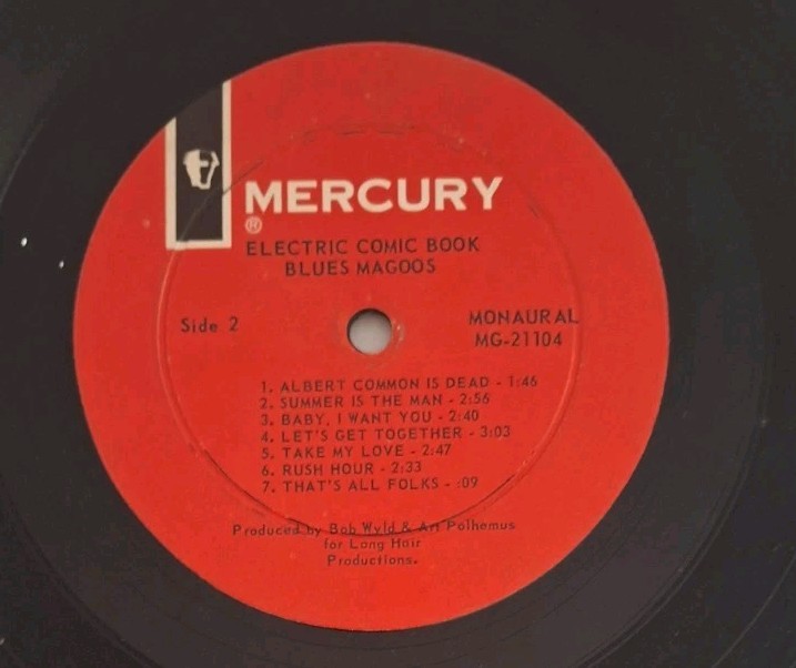 Blues Magoos Electric Comic Book LP Mercury MG 21104 Mono 1967 Garage ...