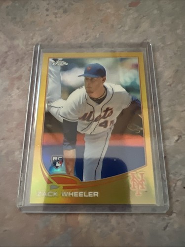 2013 Topps Chrome - Zack Wheeler #180 Gold Refractor /250 (RC) | eBay UK