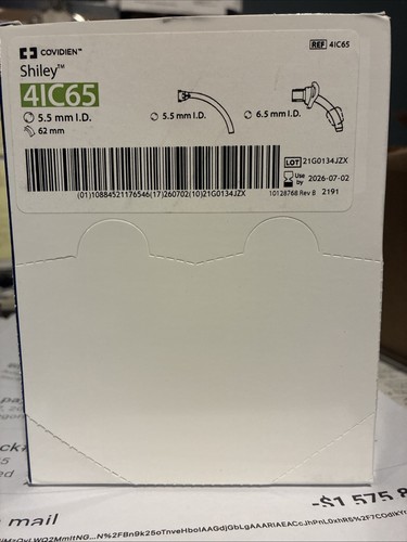 Shiley Disposable Inner Cannula 4IC65, 5.5 mm I.D. 6.5mm-10 Count Exp ...