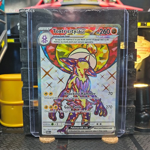 Toxtricity ex Paradox Rift Ultra Rare Pokémon TCG 227/182 Scarlet ...