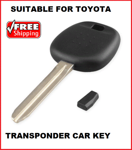 Transponder Car key Suitable for Toyota Prado 07/1996 - 10/2002 TOY43 ...