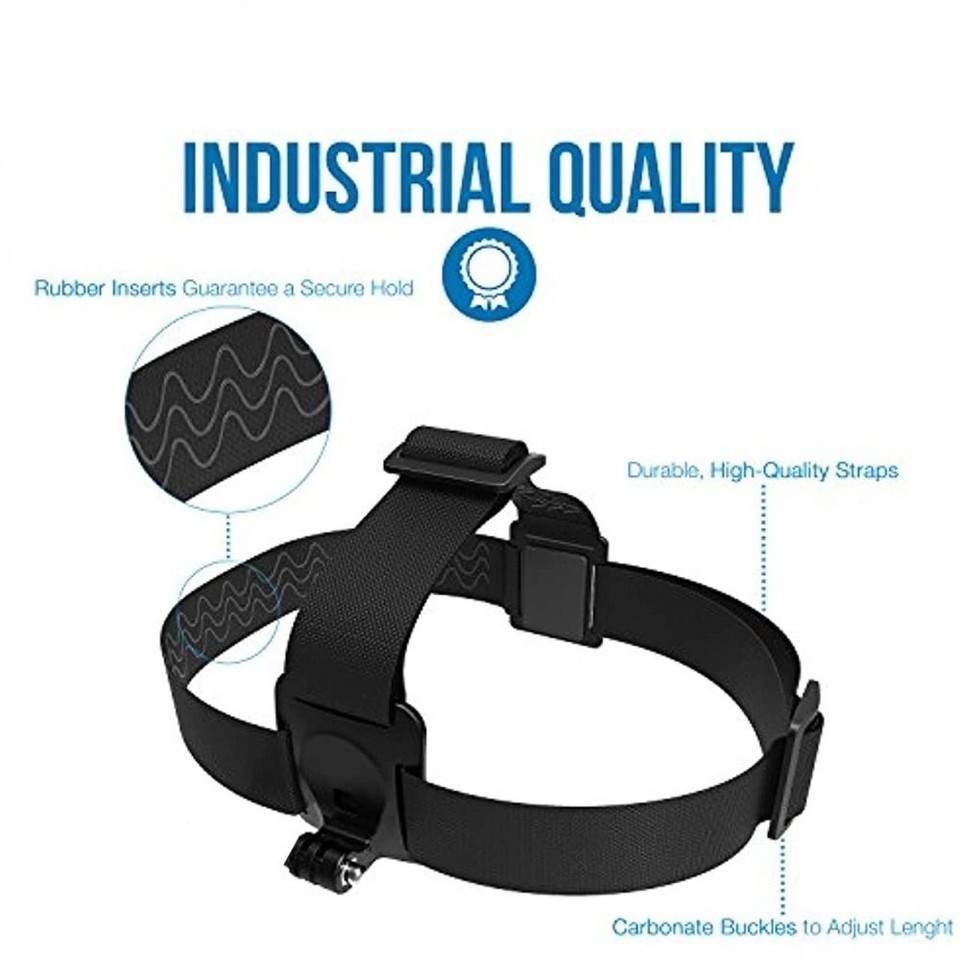 Head Strap Mount for GoPro Hero 12 11 10 9/SJCAM/AKASO/Insta 360/DJI ...
