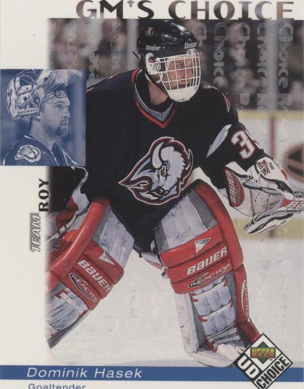1998-99 Upper Deck UD Choice - GM's Choice Dominik Hasek #221 Choice ...