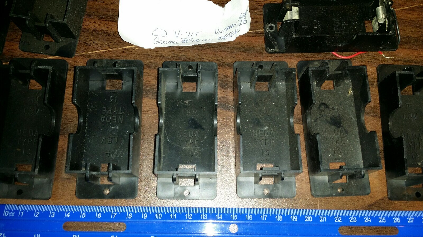 ANTON CD V-715 Model 1B Battery Compartment/ Box 1.5V NEDA 13 VICTOREEN ...