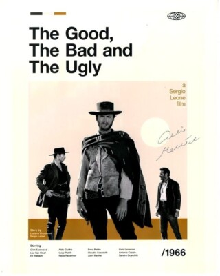 ENNIO MORRICONE Signed Autographed 8x10 THE GOOD, THE BAD AND THE UGLY ...