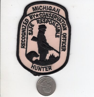 MICHIGAN HUNTER EDUCATION HUNTER SAFETY FIREARMS PATCH #3 - MICHIGAN ...