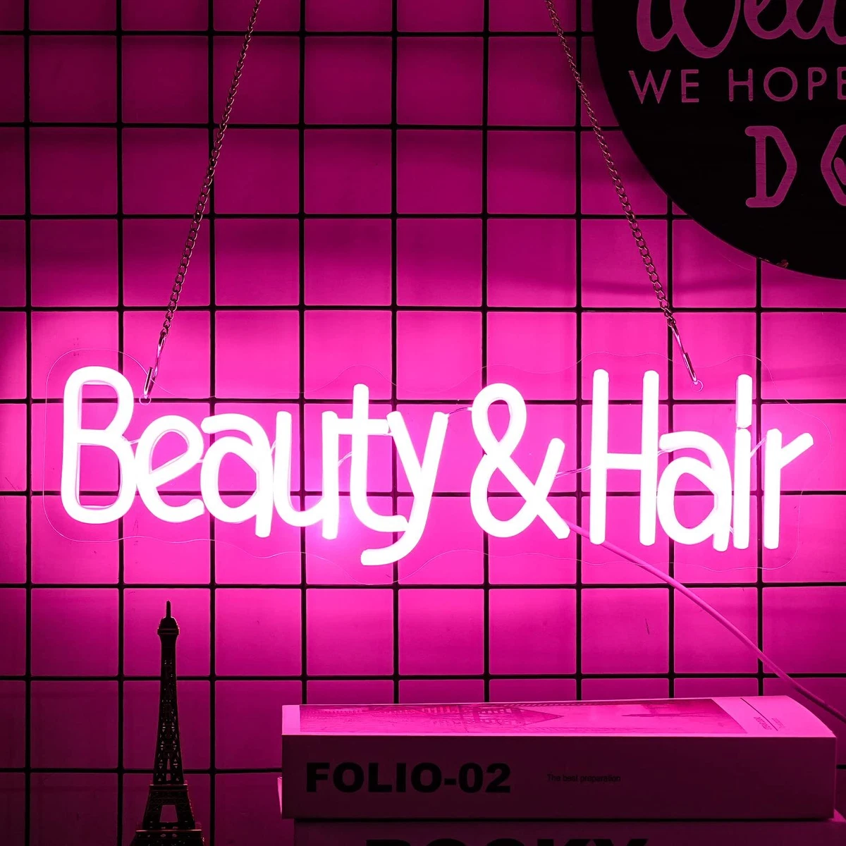 The Word Beauty In Pink