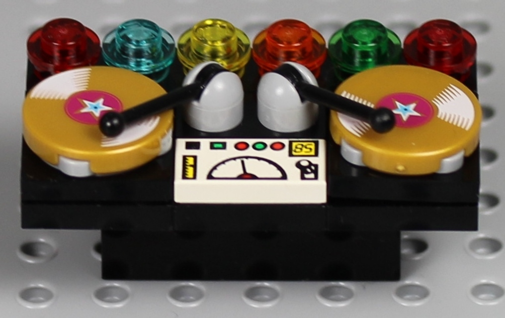 LEGO - DJ Deck w/ Speakers Turntable Vinyl Record Music Disco Booth ...