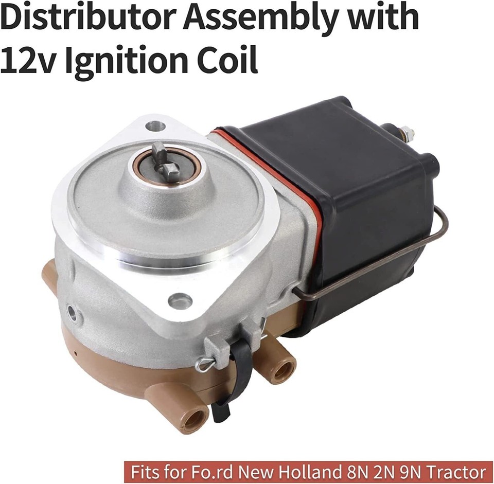 Distributor Assembly for Ford New Holland 8N 2N 9N Tractor 4-Cylinders ...