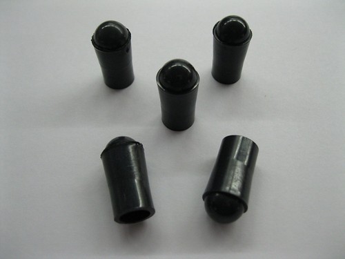 5 Black Premium Rubber Pinball Machine Ball Plunger Shooter Tips FREE ...