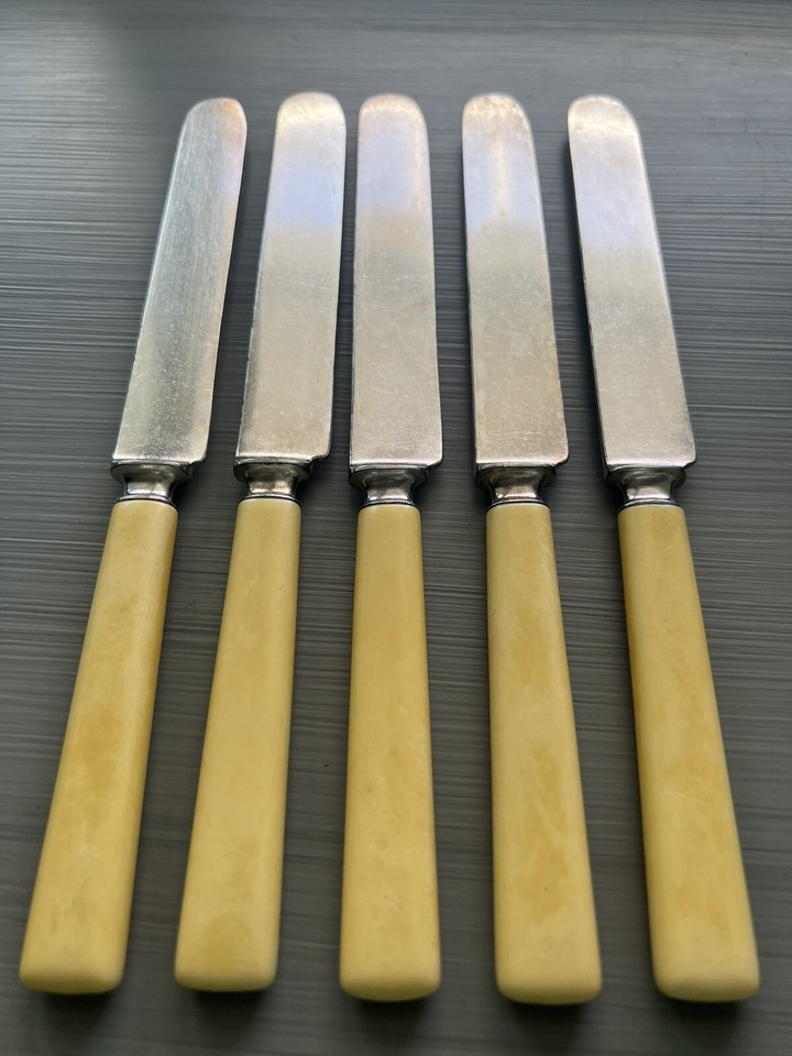 5 Celluloid Knives Daniel Low & Co. Salem, Mass. | eBay