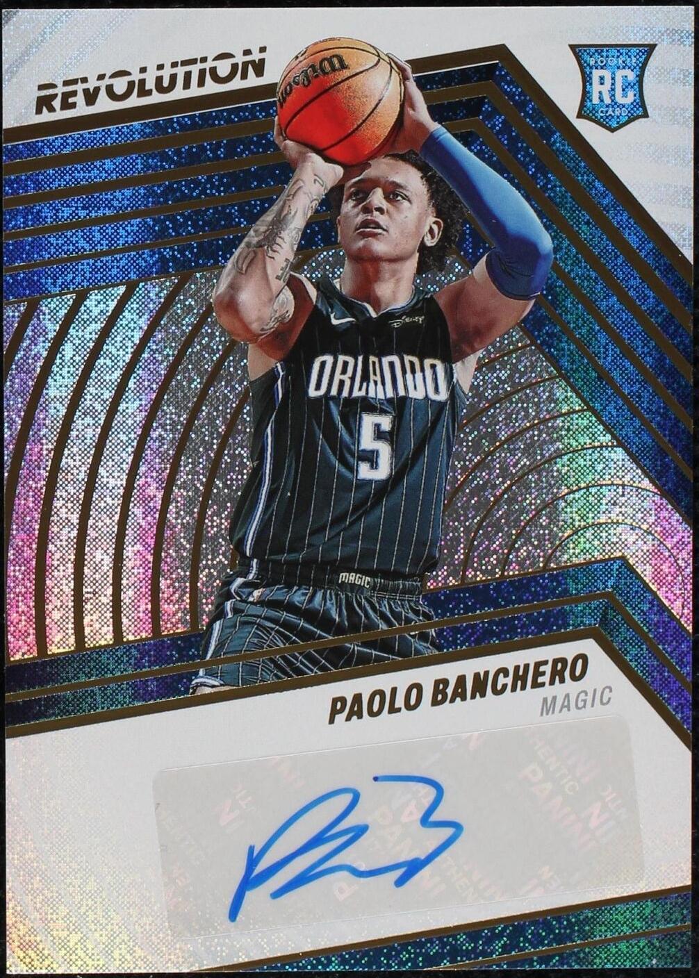 2022-23 Panini Revolution - Rookie Autographs Paolo Banchero #RA-PBC ...