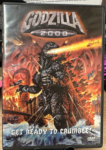 Godzilla 2000 DVD Takehiro Murata Hiroshi Abe Naomi Nishida 43396056671 ...