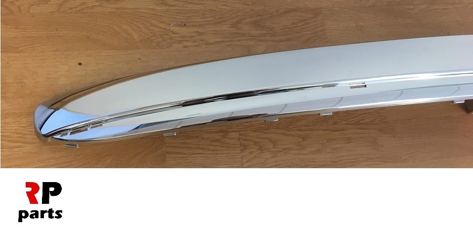 FOR FIAT 500 (312) 2007 - 2015 NEW REAR BUMPER CHROME MOLDING TRIM ...