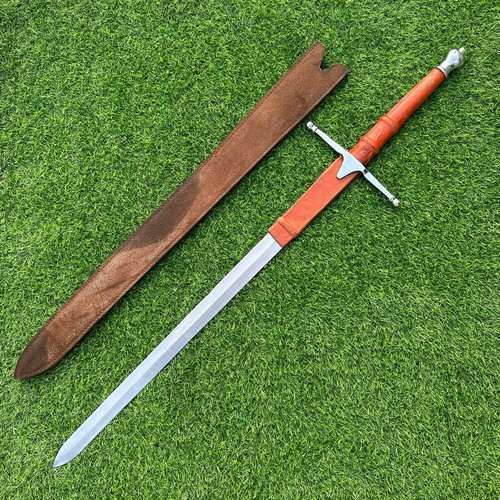 Custom HAND Forged J2 Steel Highlander Sword, Long Viking Sword W ...