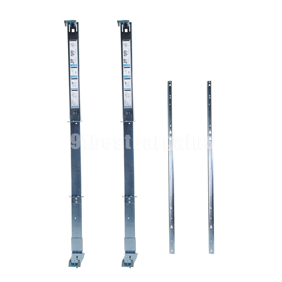 2/4 Post Rack 2U Static Rails 0H872R for Dell PowerVault DL2200 DX6012S ...