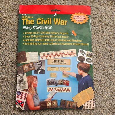 Civil War History Project Kit 2011 Whitman 30 Unused Pieces | eBay
