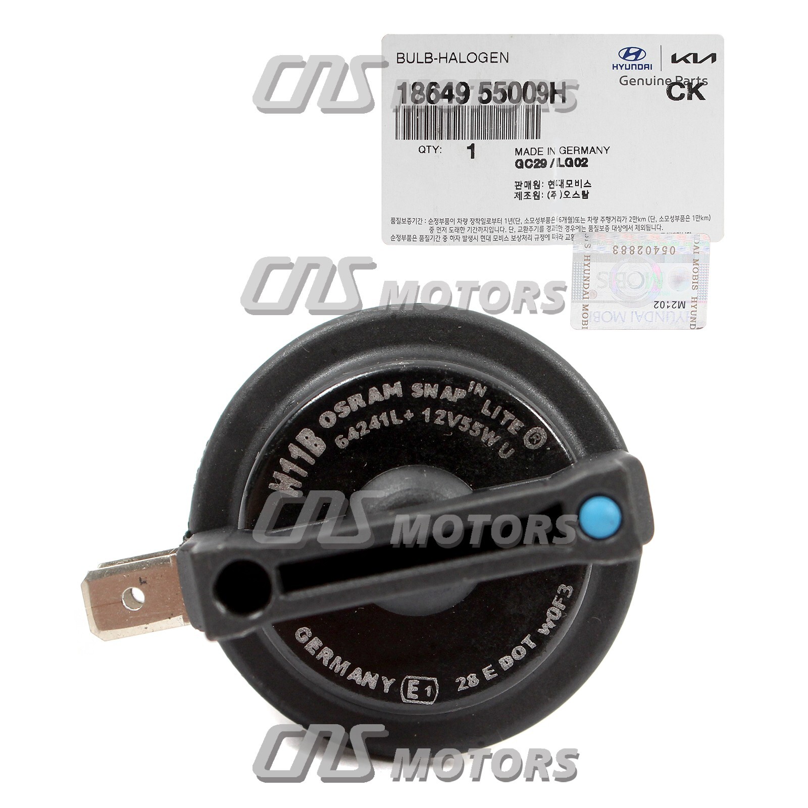 OEM Halogen Headlight Bulb H11B 55W for 06-20 Genesis Hyundai Kia ...