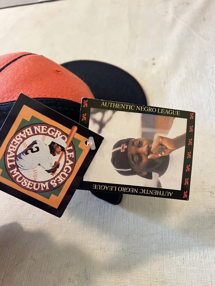 NLBM NEGRO LEAGUE BASEBALL MUSEUM BALTO SOX HEADGEAR FITTED CAP SZ 7 1/ ...