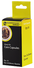 Quarter (24.3mm) Direct-Fit Coin Capsules - 10 Pack | eBay