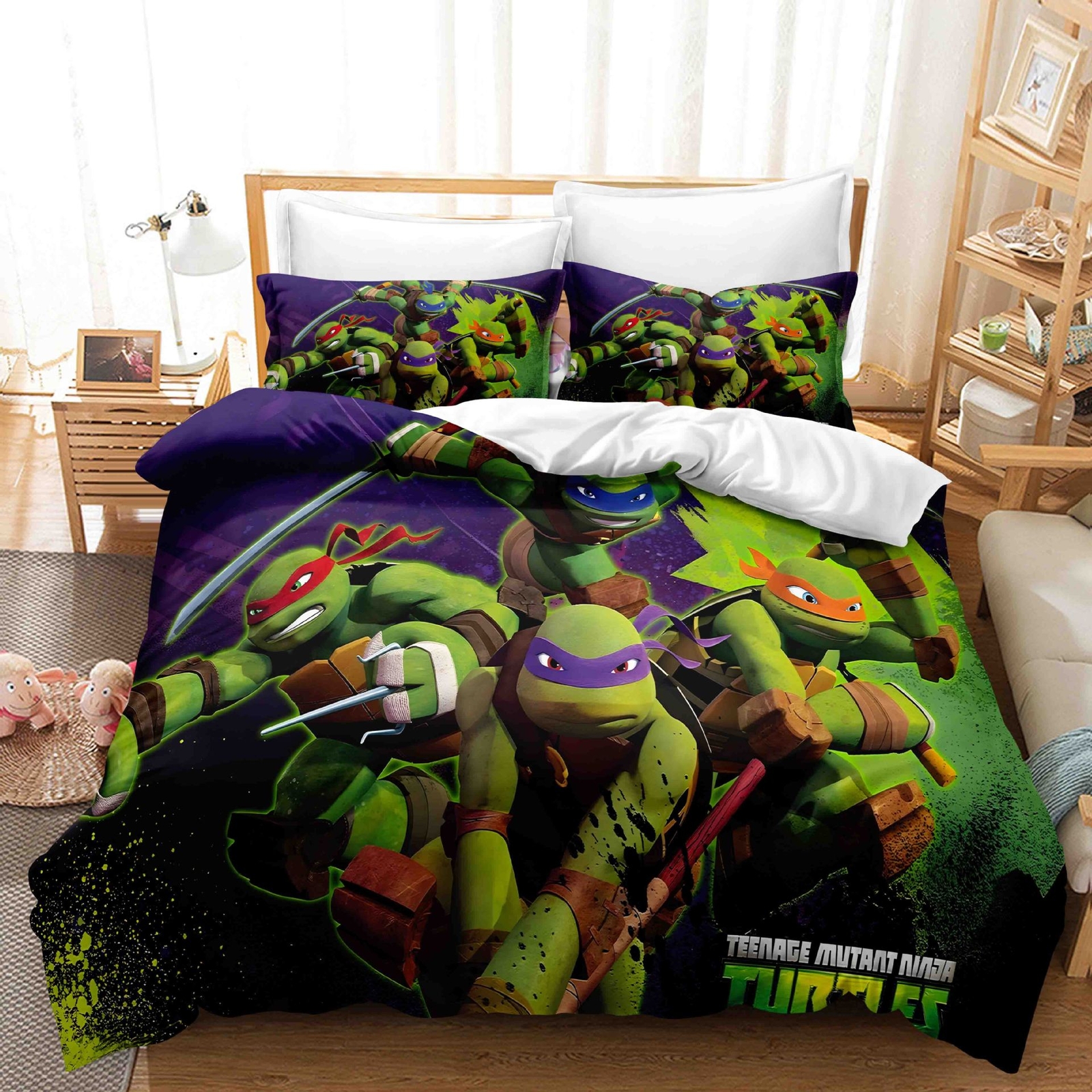 Teenage Mutant Ninja Turtles/Doona Cover/Double-sided Pillowcase ...