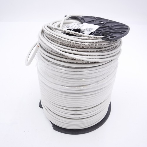 500' Southwire White THHN 10 Str Cu We 500SpC Insulated Machine Tool ...