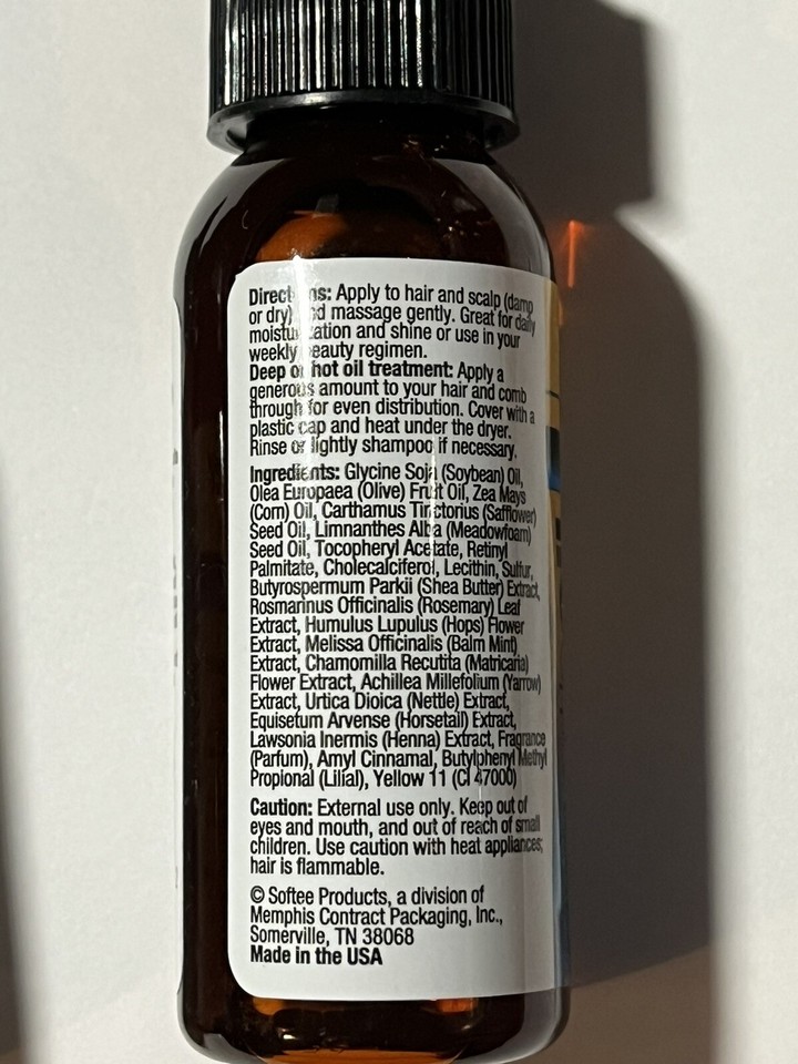 2 bottles of Softee Signature Thickening Hair Growth Oil plus Repair ...